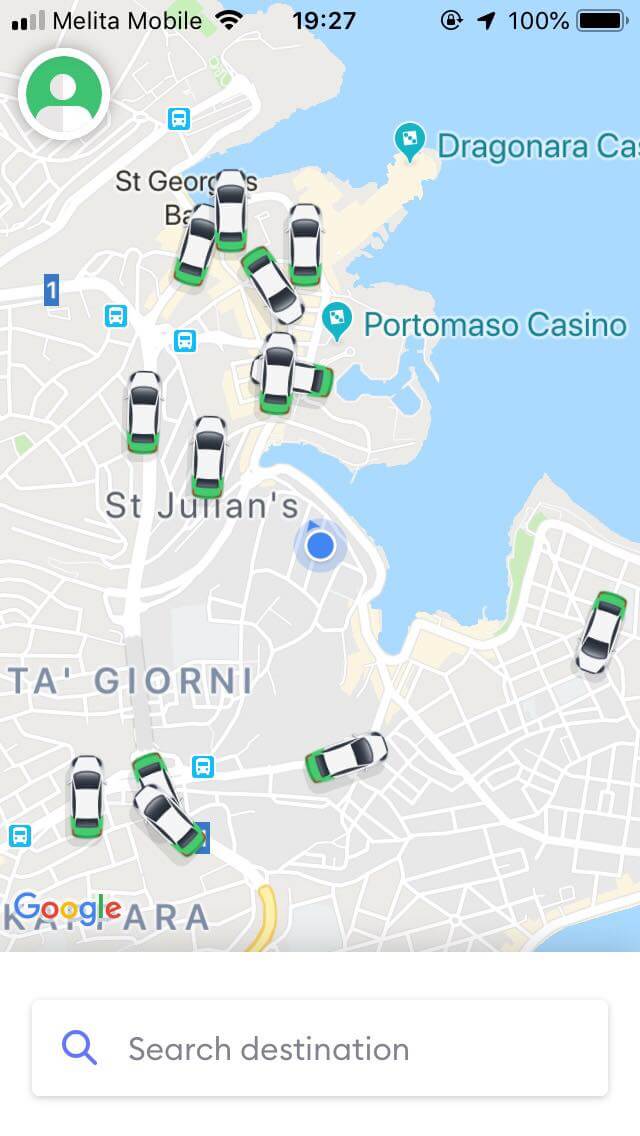 マルタ Uberみたいなタクシー配車アプリBolt(Taxify) - Tabit Info