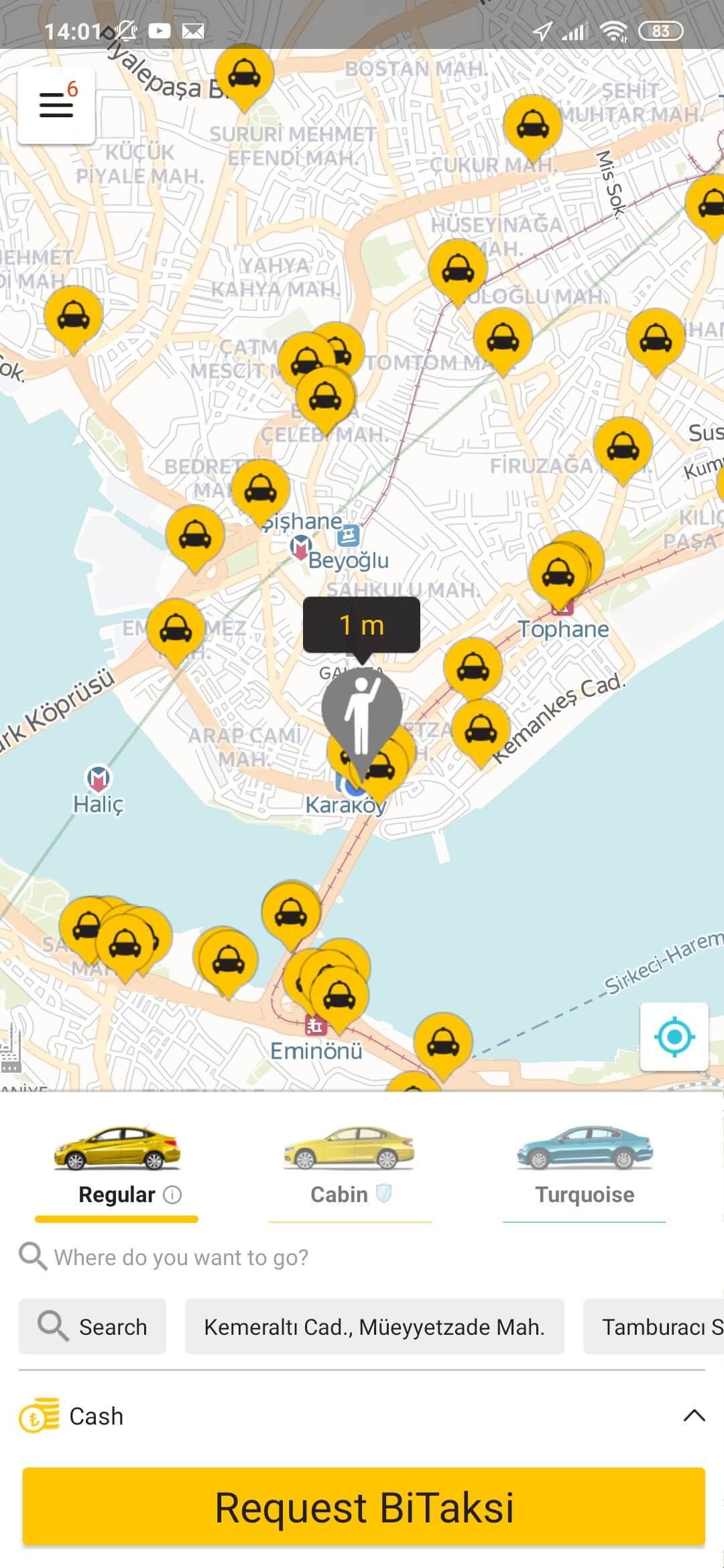 トルコのタクシーアプリ ビータクシー（BiTaxi）が便利！ - Tabit Info