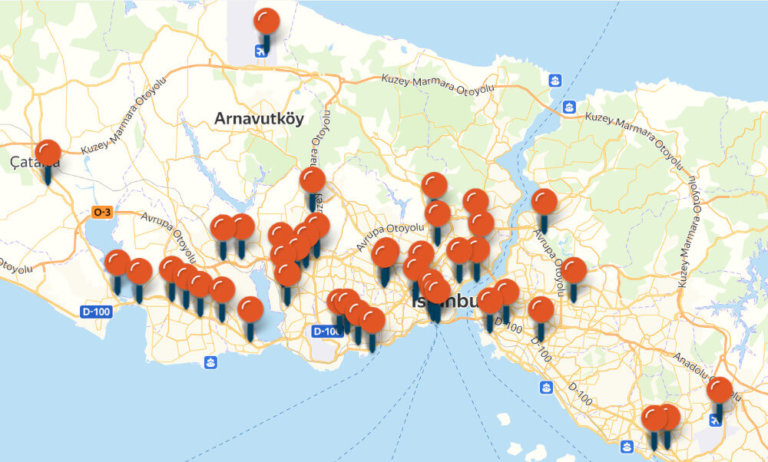イスタンブール空港からの移動バス ハヴァイスト(Havaist) - Tabit Info